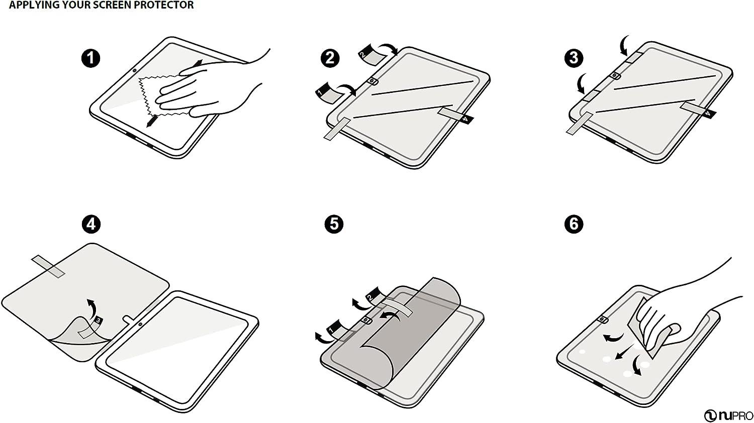 NuPro Clear Screen Protector for Amazon Fire 7 Tablet (12th Gen, 2022 ...