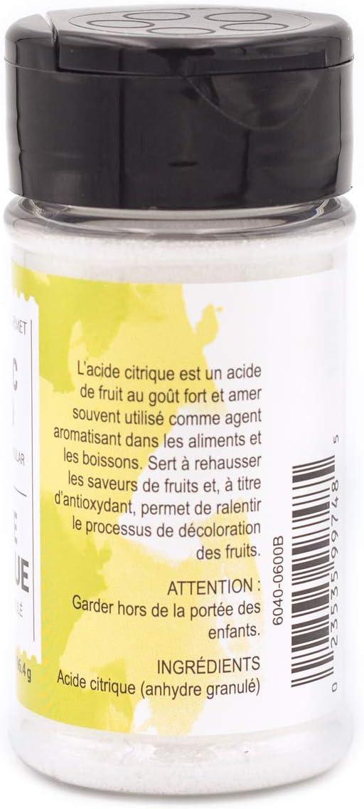 LorAnn Citric Acid 3.4oz Jar - Anhydrous Granular for Cooking & Baking