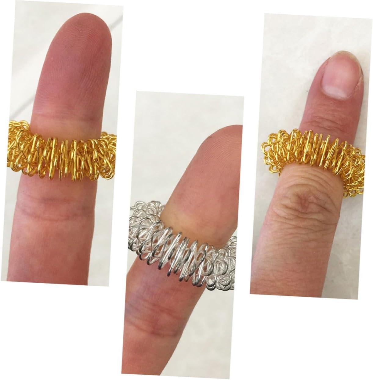 FRCOLOR 20S Finger Massage Ring - Stress Relief & Sensory Acupressure ...