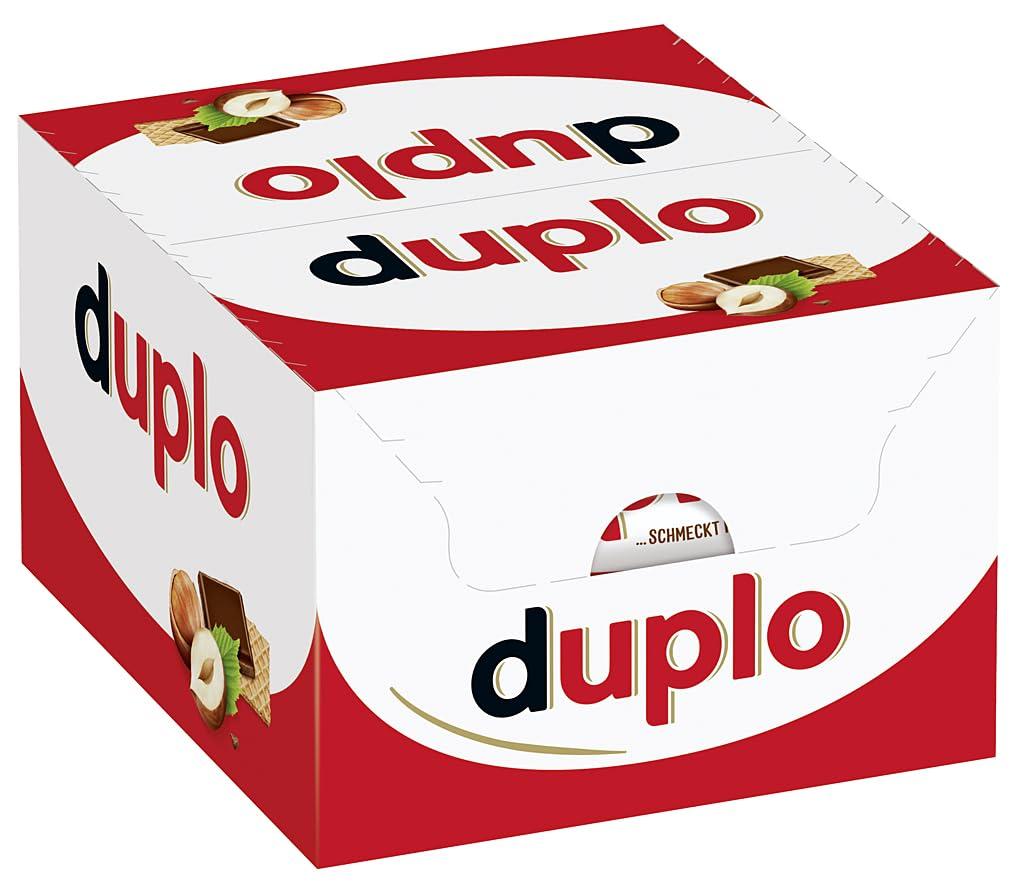 Duplo Chocolate Bars - 40 Individually Wrapped Crispy Waffles in Milk ...
