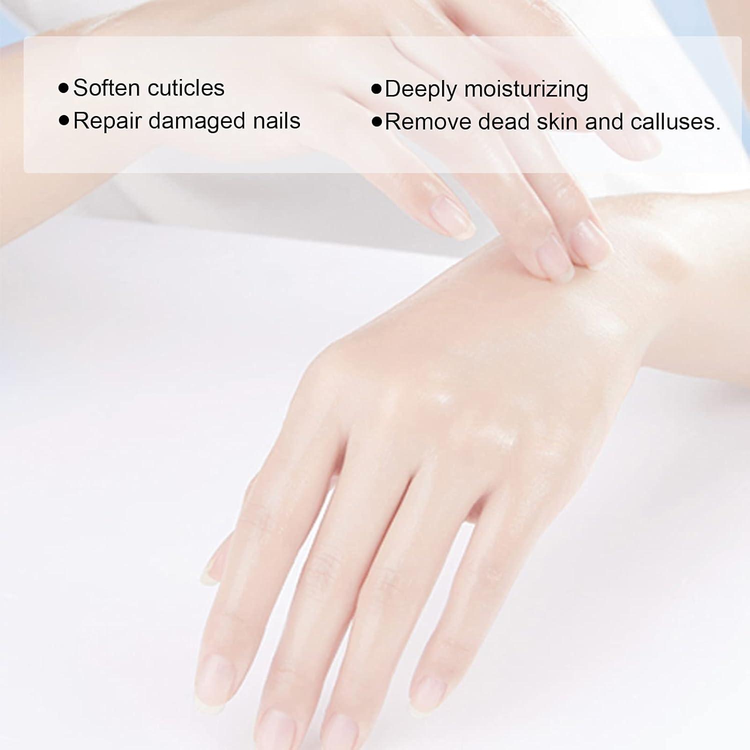 Hand Peeling Mask & Moisturizing Spa Gloves - Repair Rough Hands ...