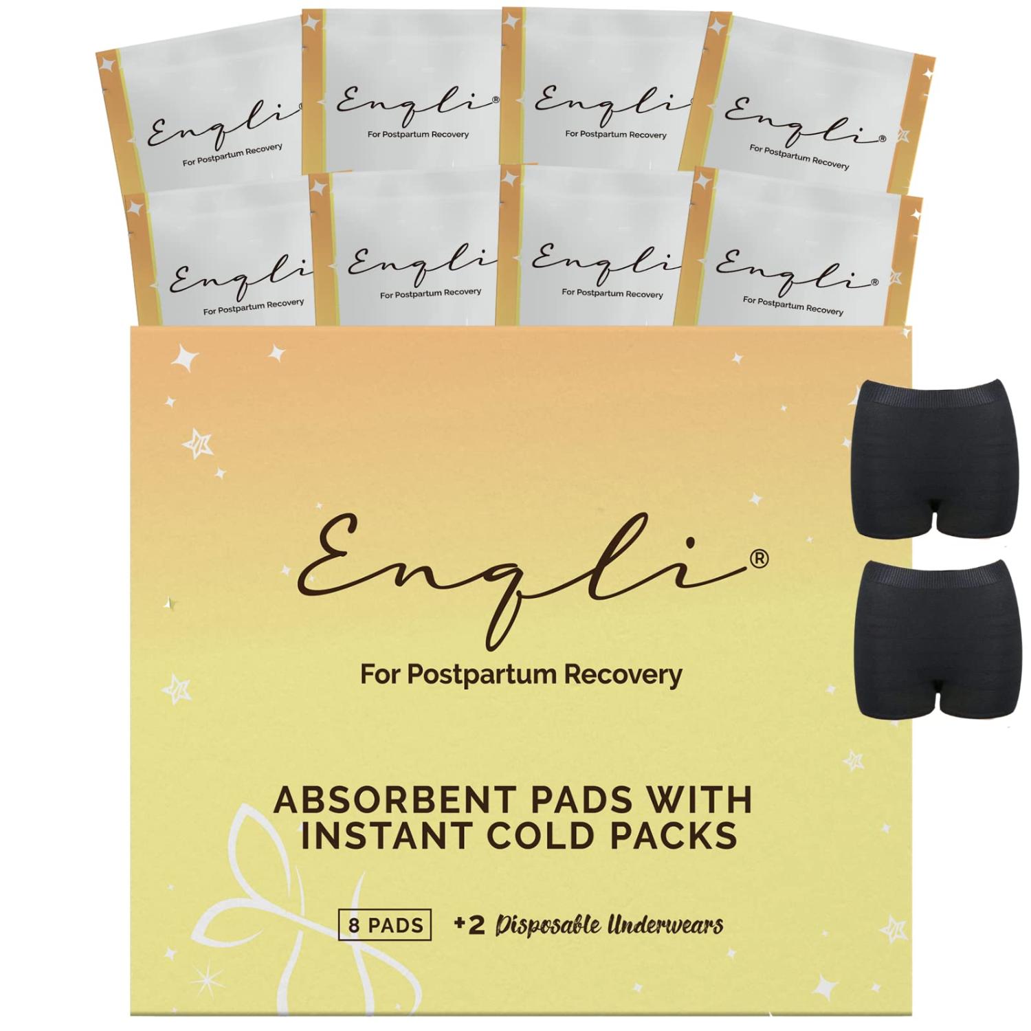 ENQLI Postpartum Ice Packs for Instant Relief After Birth - 8 Perineal ...