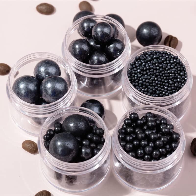 Sprinkles Black Edible Pearl Sugar Candy Cupcake Cake Topper 120g/ 4 ...