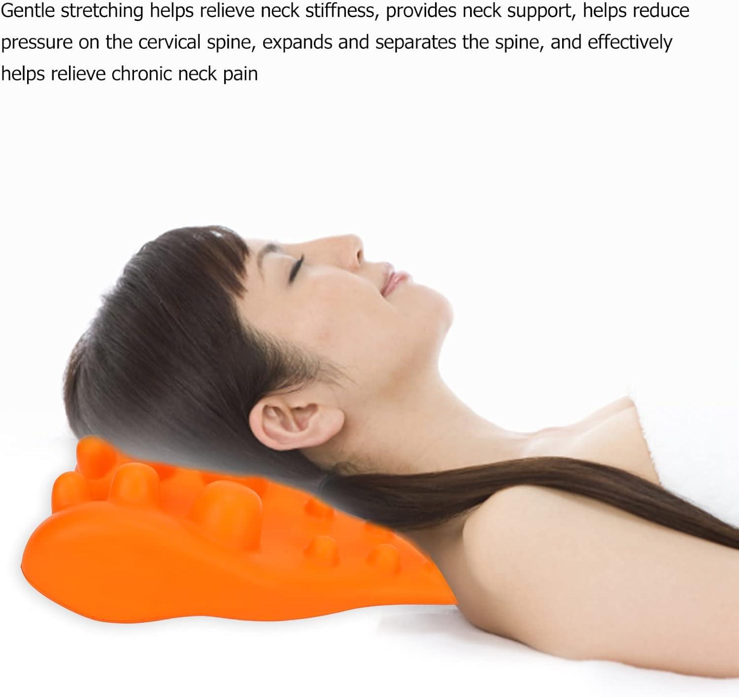 Neck Traction Cushion - Soft Foam Device for Gentle Stretching & Neck ...