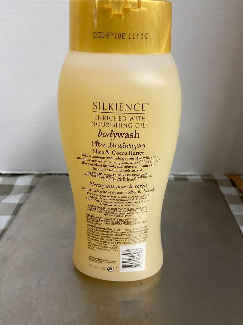 Silkience Creamy Body Wash Cocoa Butter + Shea | Hydrating 24 oz (3 ...