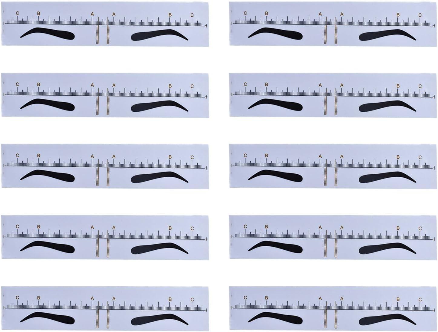 Professional Eyebrow Measurement Position Ruler Guide Device Achieve ...