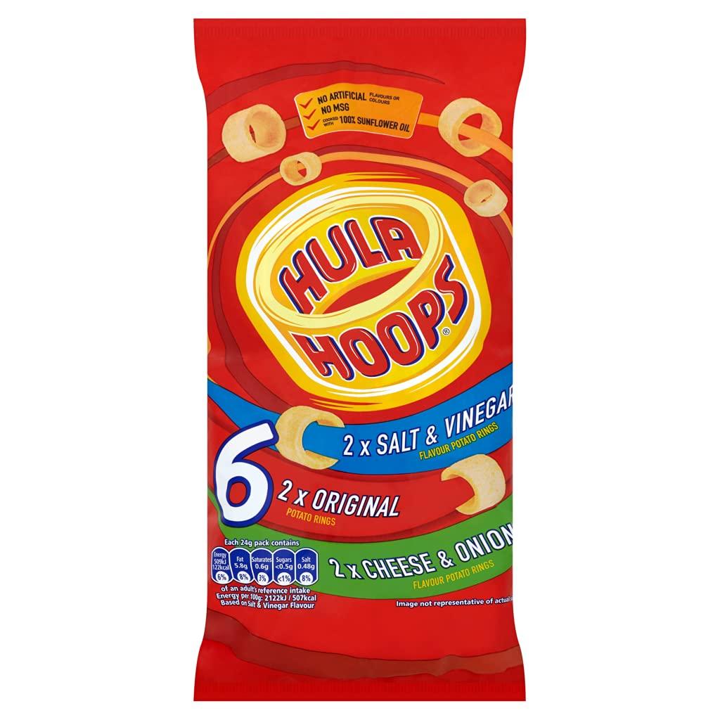 Hula Hoops Pack familial 6 x 24 g | Buy Now with Express International ...