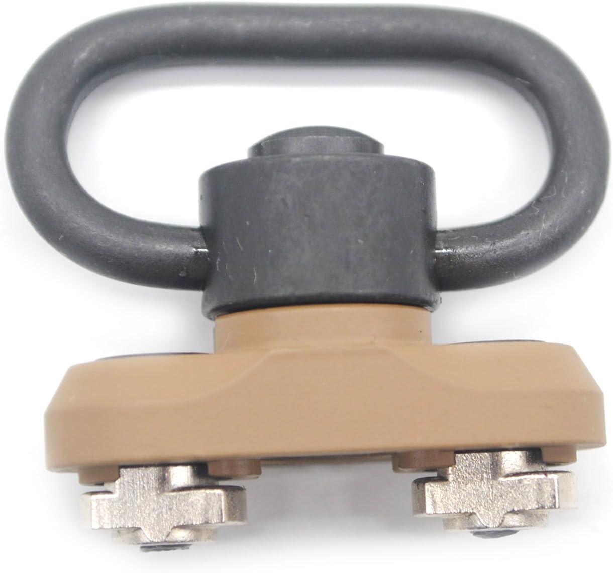 Trirock Mlok Sling Swivel Mount Adapter 3.2 cm QD Push Button Tan Color ...