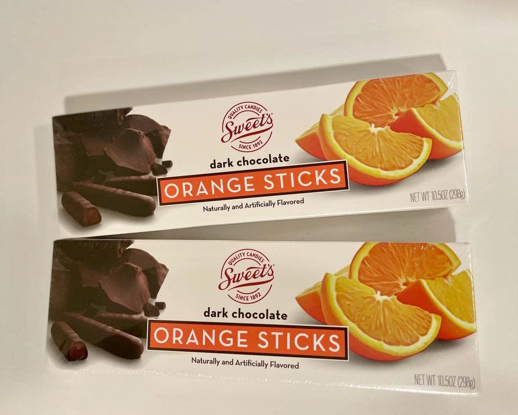 Sweet's dark chocolate orange sticks 10.5 ounce (pack of 2) | Buy Now with Express International ...
