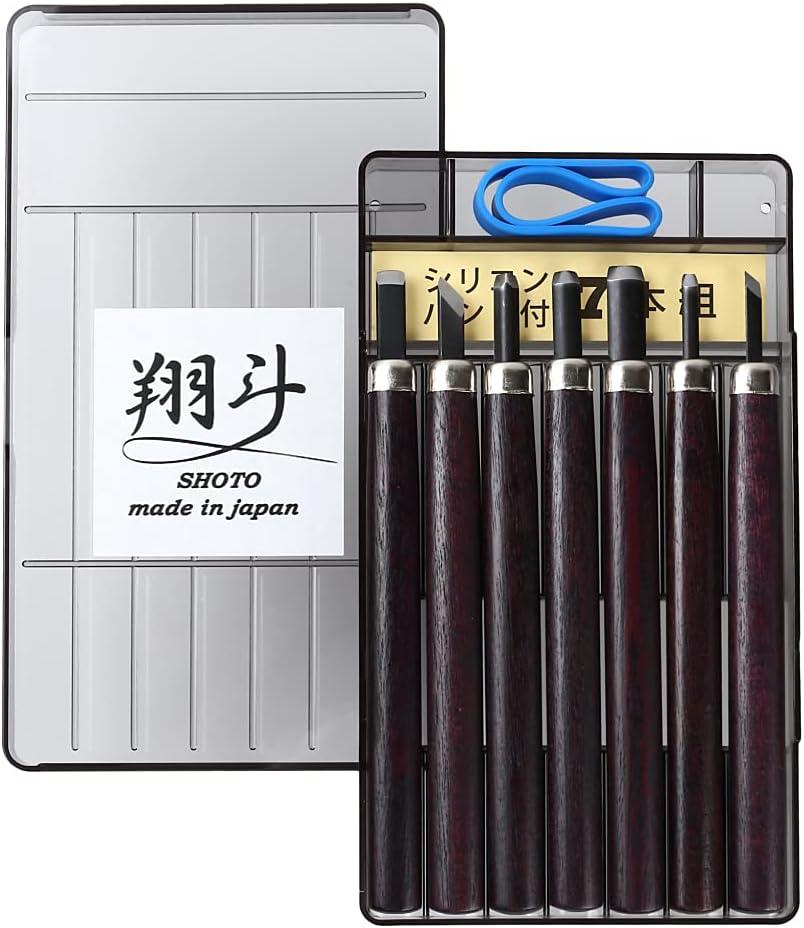Shoto 7pc. Wood Carving Tools Set - Made in Japan | Hand Carving Kit ...