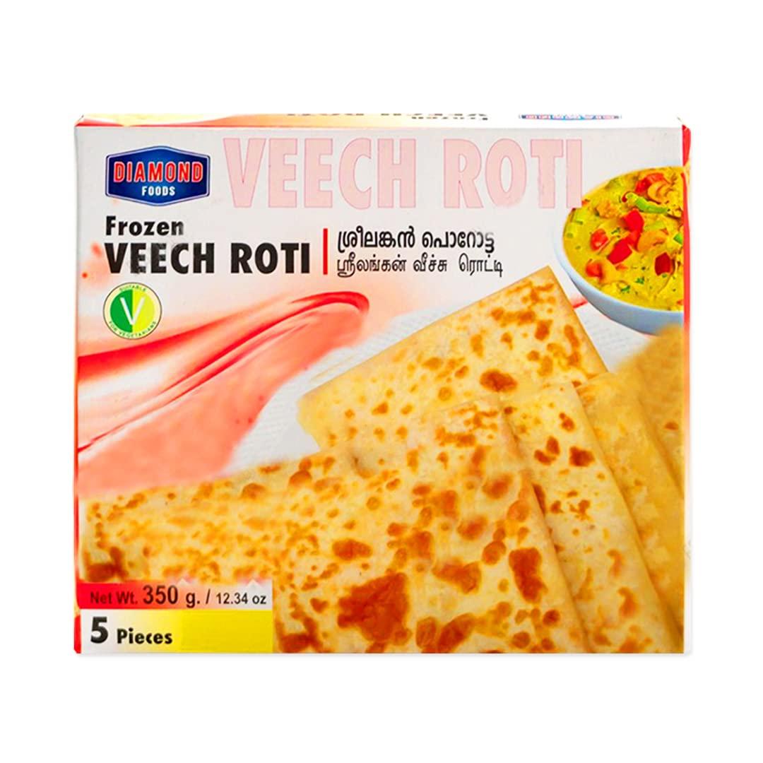 Diamond Veechu Roti | Veechu Parotta |5Pcs| 350G | 100% Fresh | Indian ...