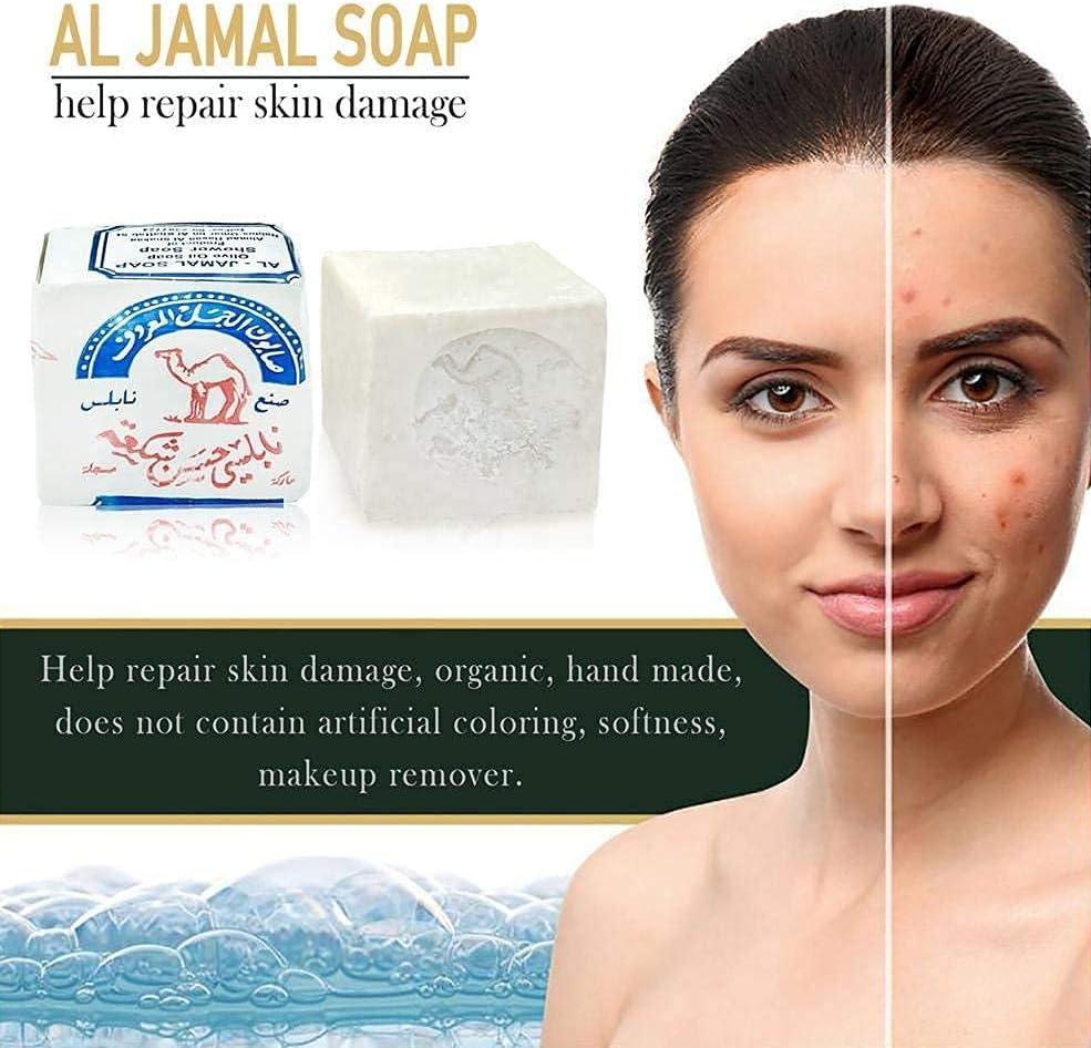 Al-Jamal Palestinian Olive Oil Soap Bar - Organic Nablus Soap from West ...