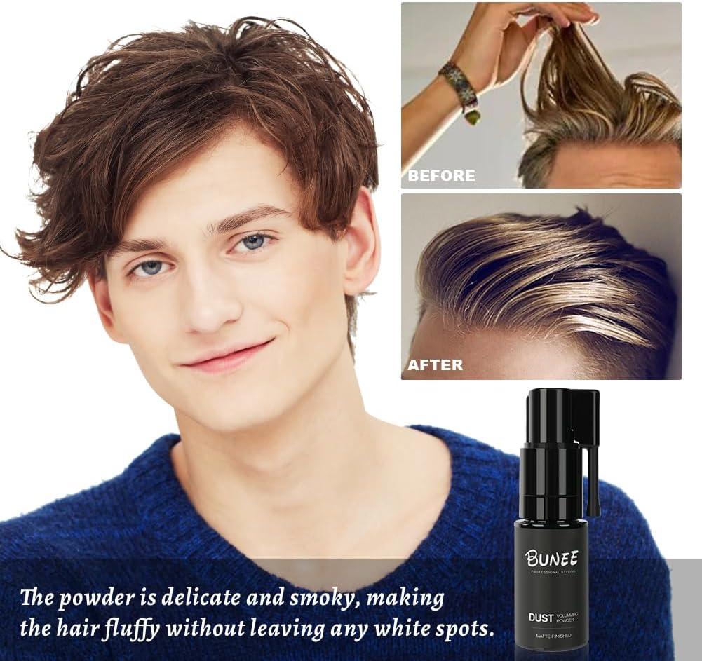 Invisible Hair Styling Powder with 360 Rotate Nozzle - Hair Oil Remover ...