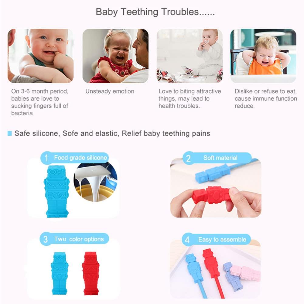 Pencil Topper for Kids - Yuccer 4 Pack Silicone Autism Toy | Healthy ...