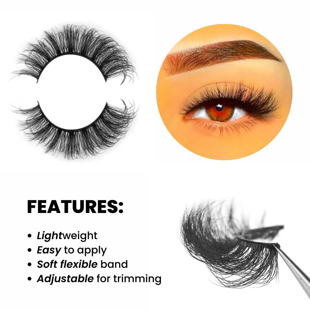 3D Faux Mink Cat Eye Wispy Lashes - Reusable & Cruelty-Free | Contact ...