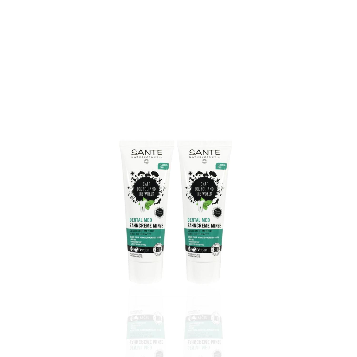 Sante DENTAL MED Mint Toothpaste (2 x 75 ml) - Buy Internationally ...