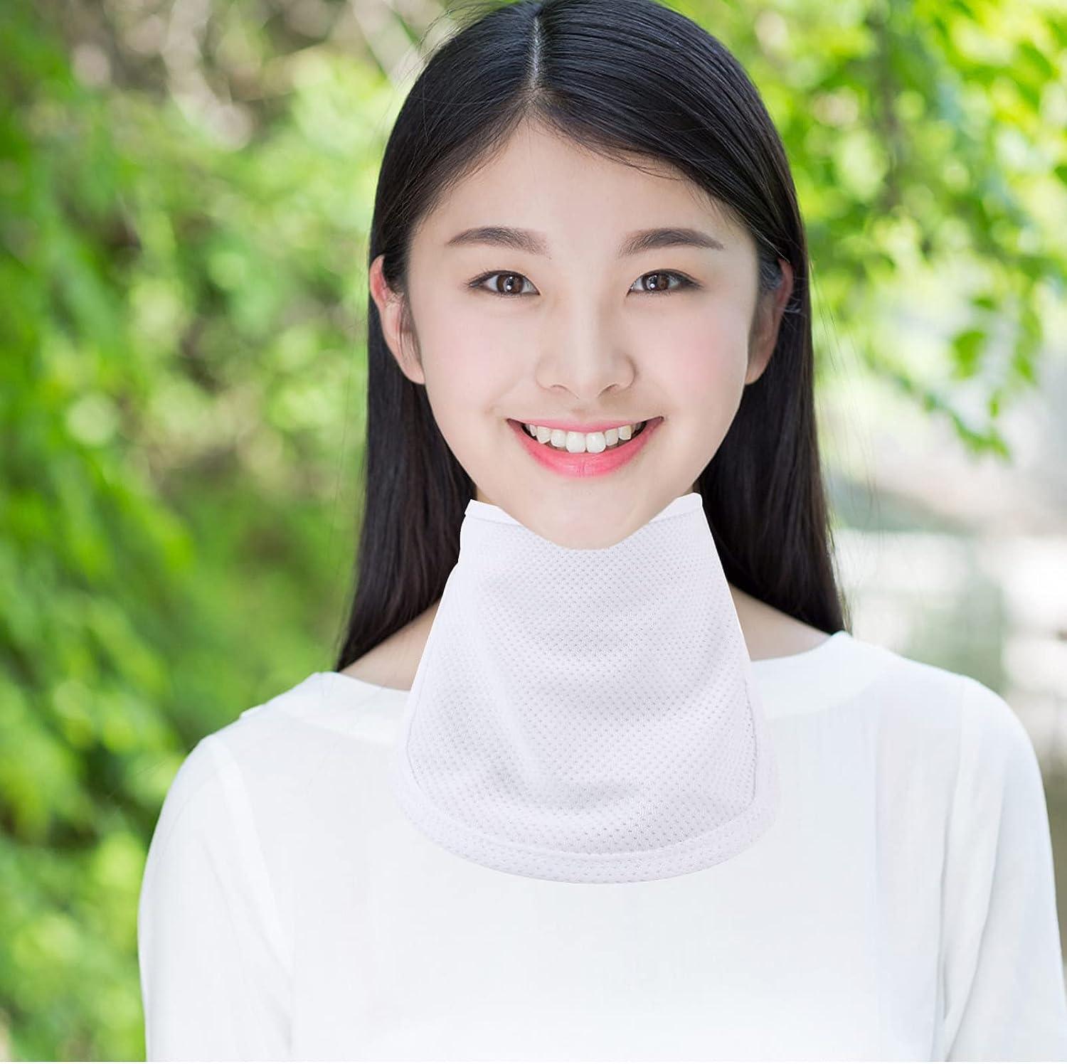 EXCEART 2pcs Neck Stoma Protector Guards - Breathable Cotton Dressing ...