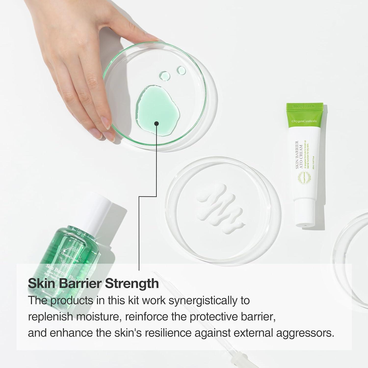 Deep Hydration Skin Barrier Fluid & Ato Cream Kit - 30ml & 20ml ...