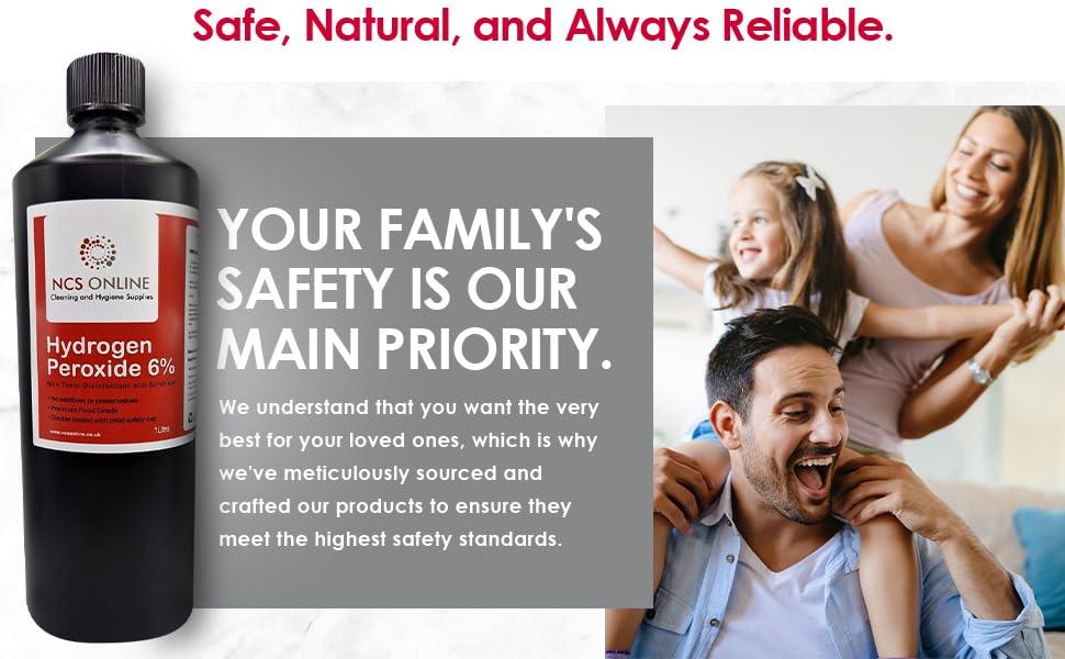 NCS Hydrogen Peroxide (6%) Food Grade 1 Litre | Buy Now in ...