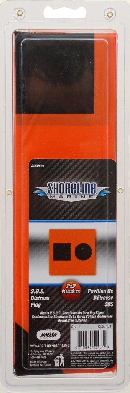 Shoreline Marine S.O.S. Distress Flag - High Visibility Emergency ...