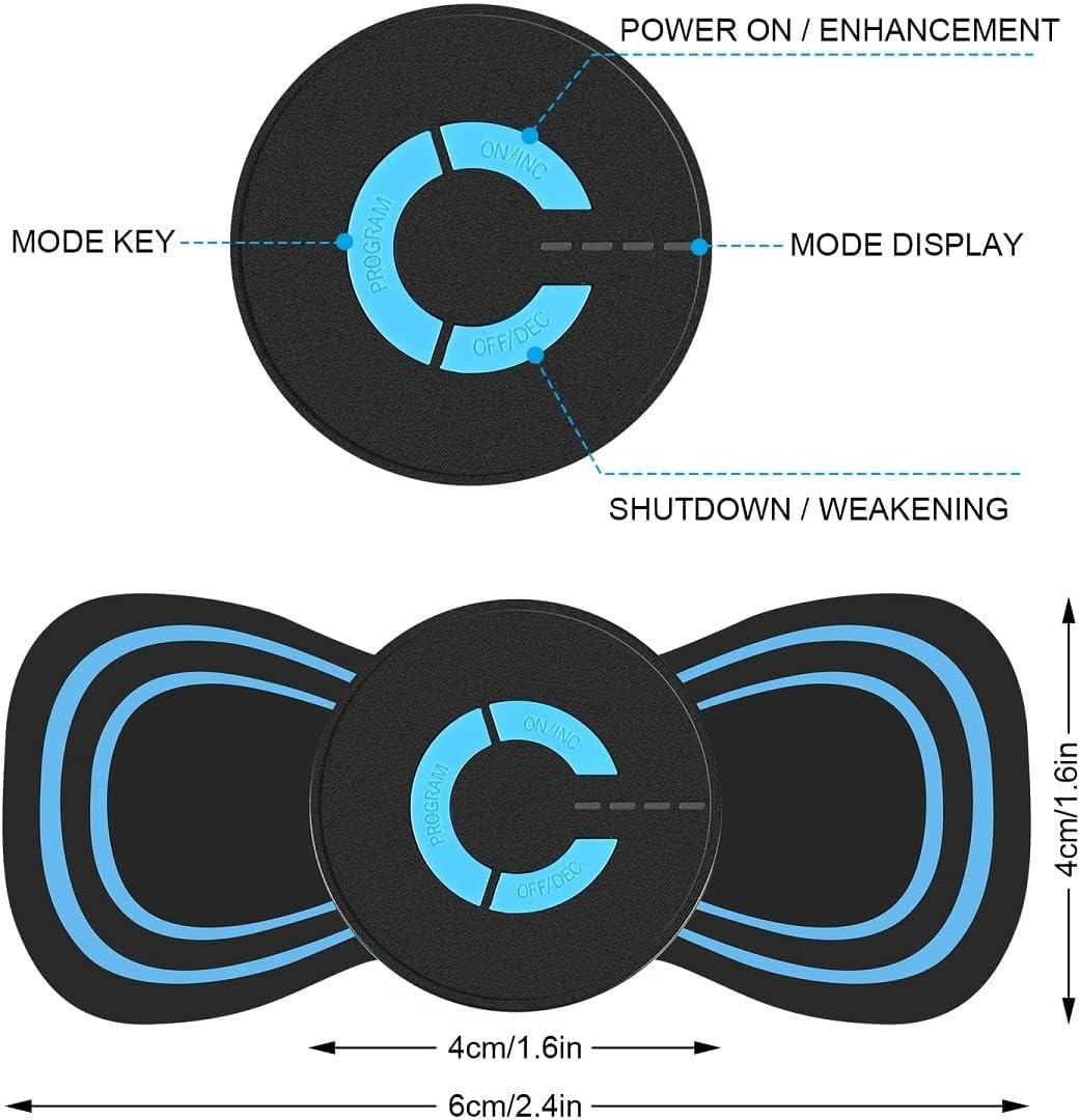 Maxee Portable Massager - Wireless EMS Neck & Shoulder Relief Device ...