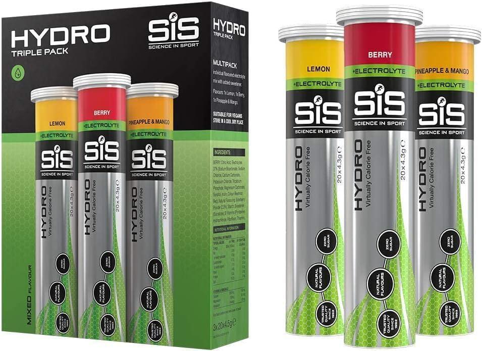 Science In Sport Hydro Hydration Tablets Variety Pack - 60 Effervescent ...