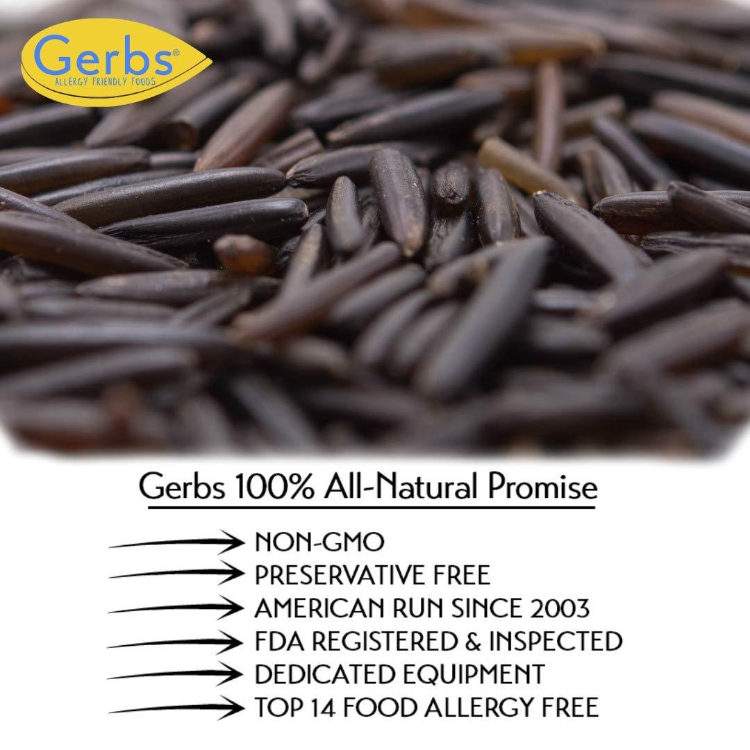 GERBS Wild Black Canadian Rice 2 LBS | Top Grade, Allergy-Free, High in ...