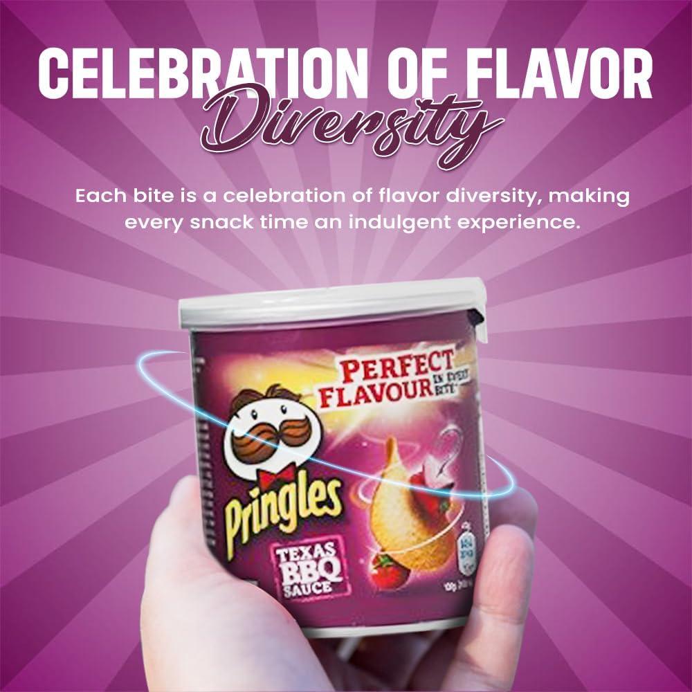 Pringles Pop & Go Travel Box 12 x 40gm - 4 Flavors Original, Sour Cream ...