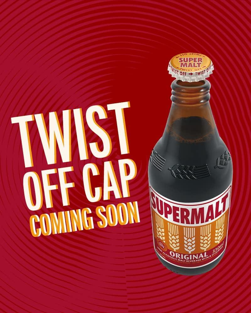 SUPERMALT | Original Flavour Malt Drink | Alcohol Free| Premium Malt ...