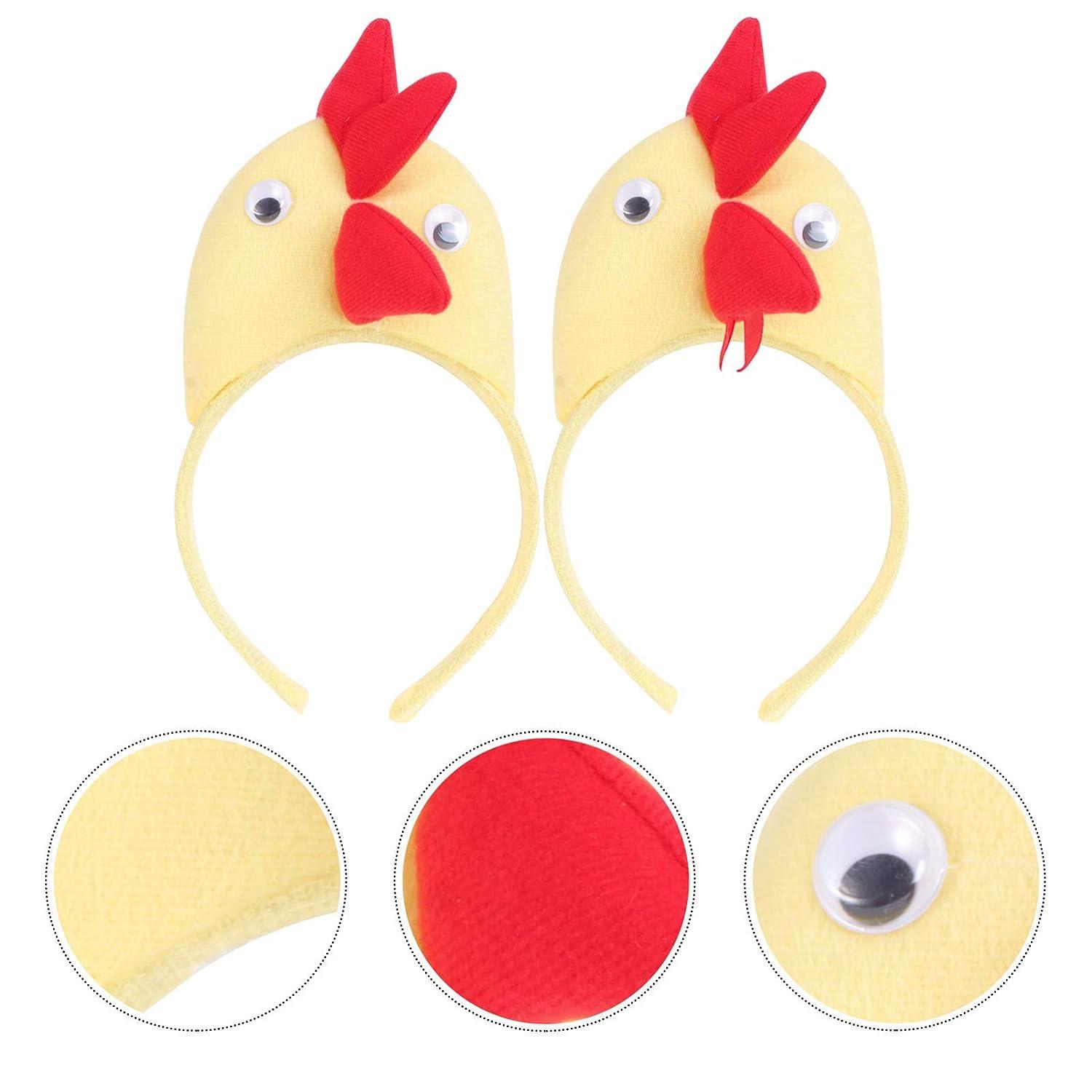 ABOOFAN Yellow Chick Rooster Headband for Kids & Adults - Easter Animal ...