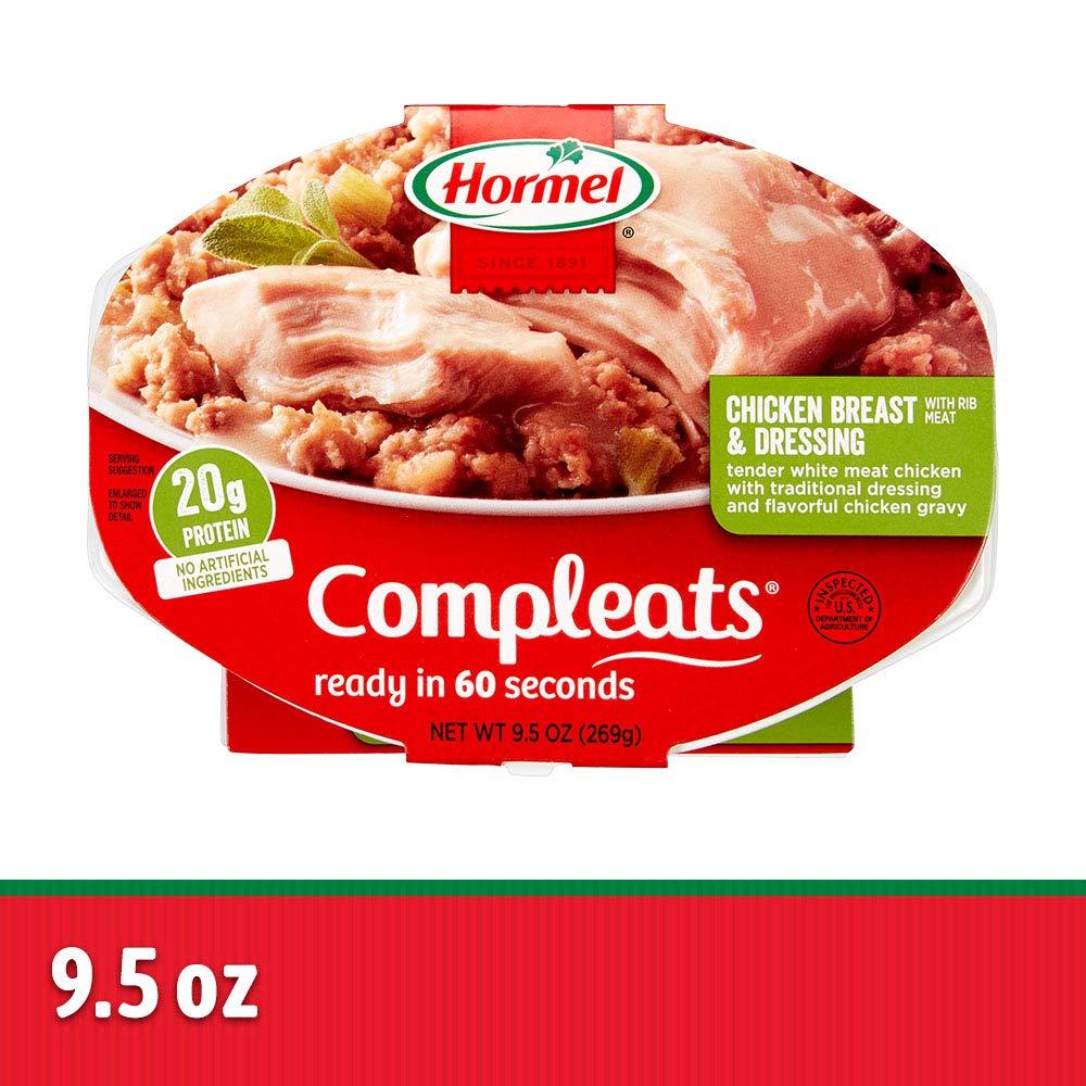 Hormel Compleats Chicken Breast & Dressing Microwave Tray 9.5 oz - Pack ...