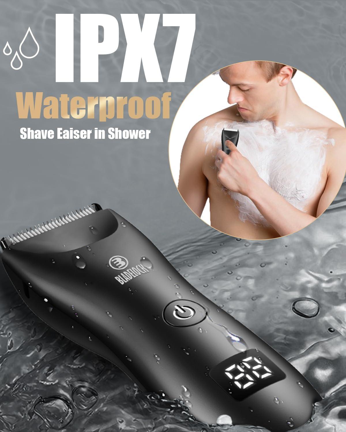 ENSSU Men's Body Hair Trimmer with Light | No Nicks Ball Trimmer ...