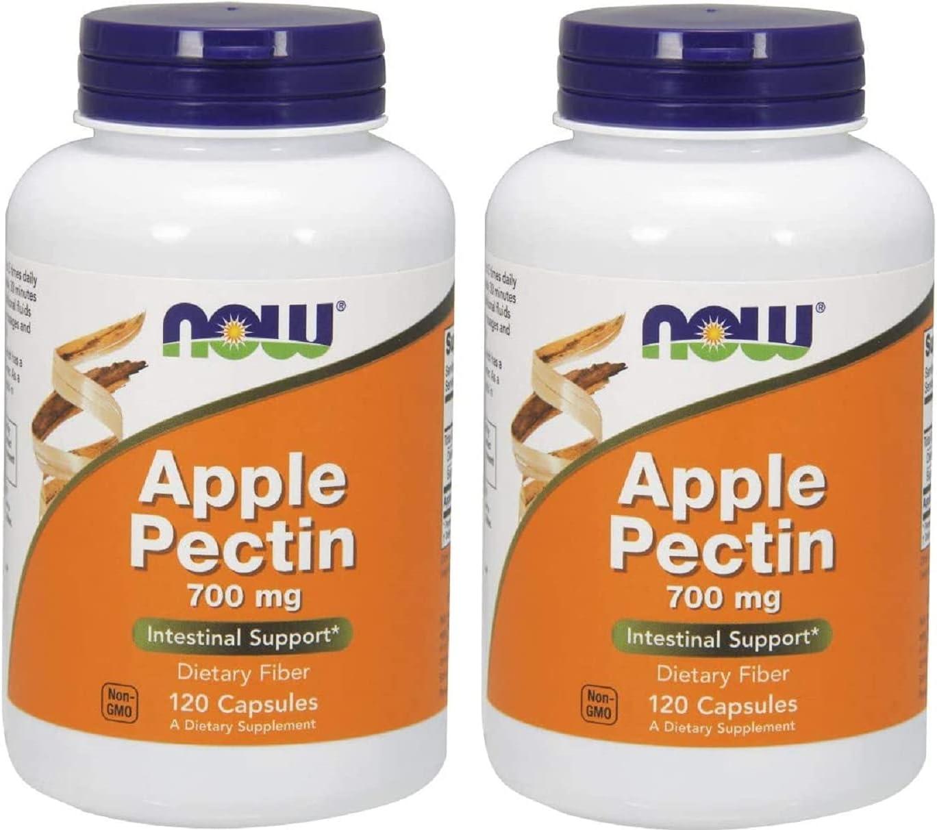 Apple Pectin 700mg 120 Capsules - Pack of 2 | Premium Digestive Health ...