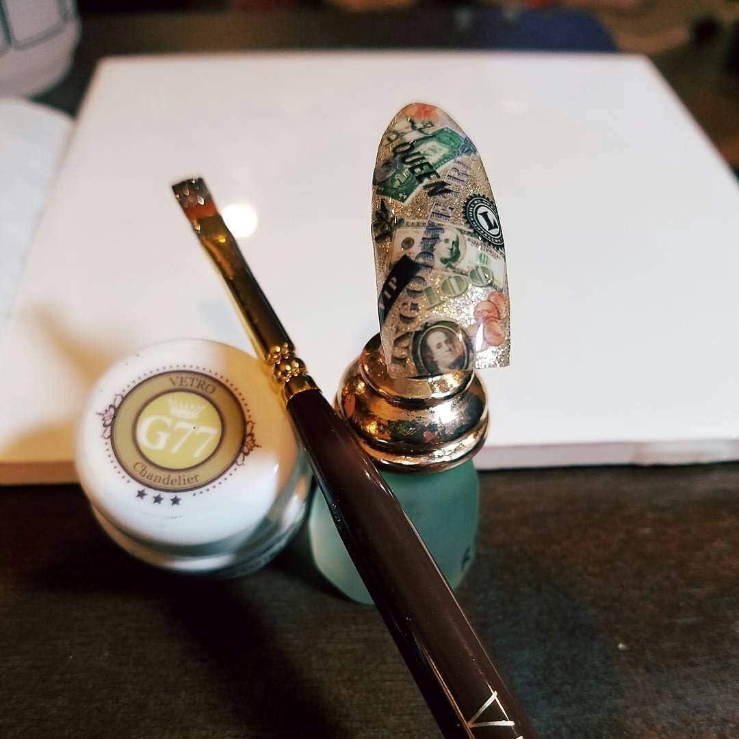 3 Sheets Nail Art Decals of 100 Dollar Sign Bill Nail Accessories Paper ...