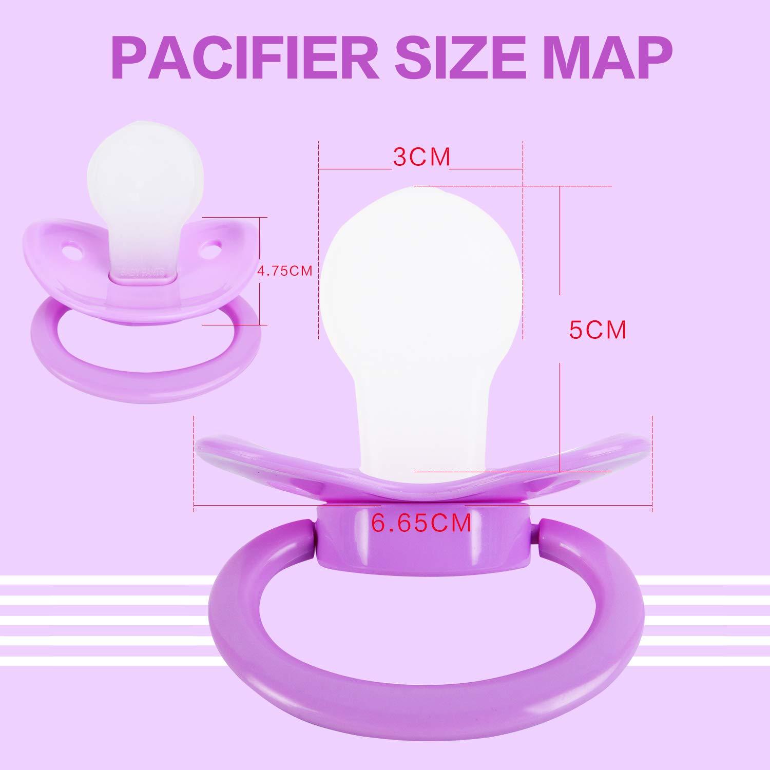 Adult Sized Purple Pacifier with Large Handle and Shield - BPA-Free ...