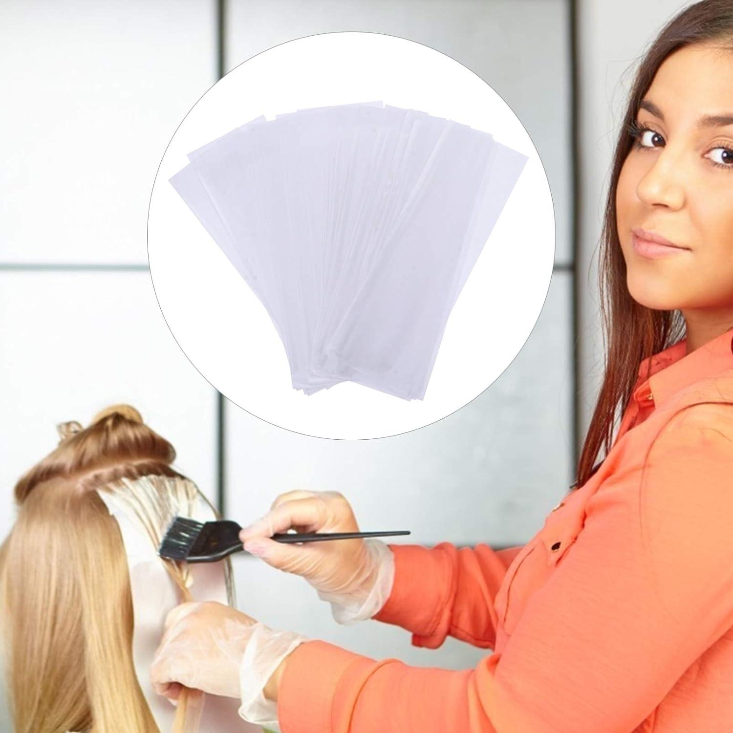 Uonlytech 200pcs Hair Dye Paper Highlighting Strips for Salon ...