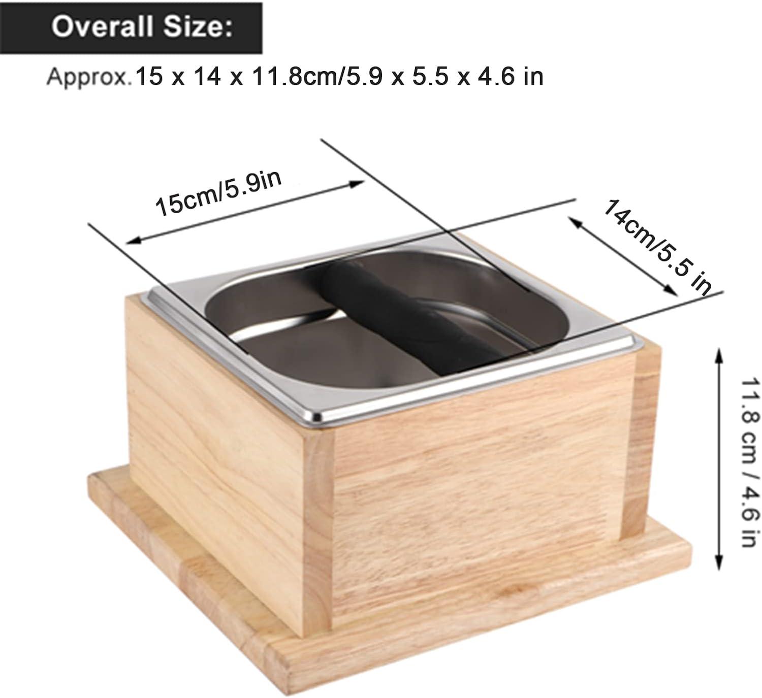 Natudeco Coffee Ground Container Multifunctional Stainless Steel Coffee ...