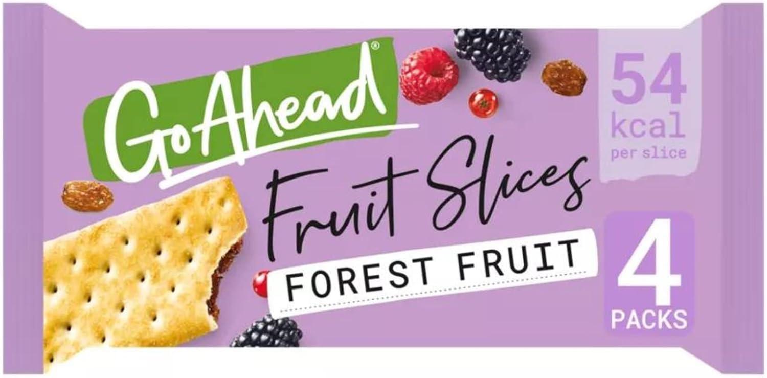 Go Ahead Crispy Fruit Slice Forest Fruit Apple Raspberry 3 pack (12 ...