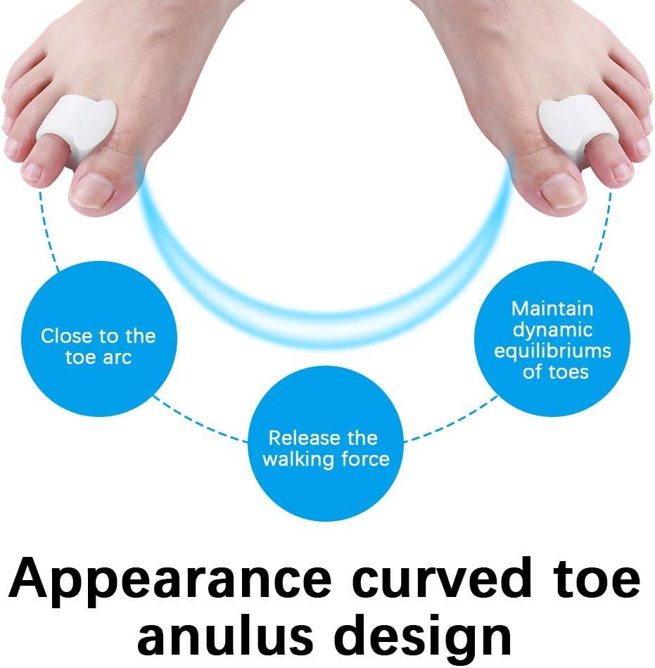 Curved Toe Separators Bunion Corrector - Pain Relief & Callus Reduction ...