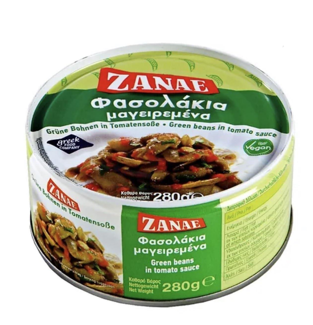 Zanae Green Beans in Tomato Sauce 280g (pack of 6) | Buy Now with ...