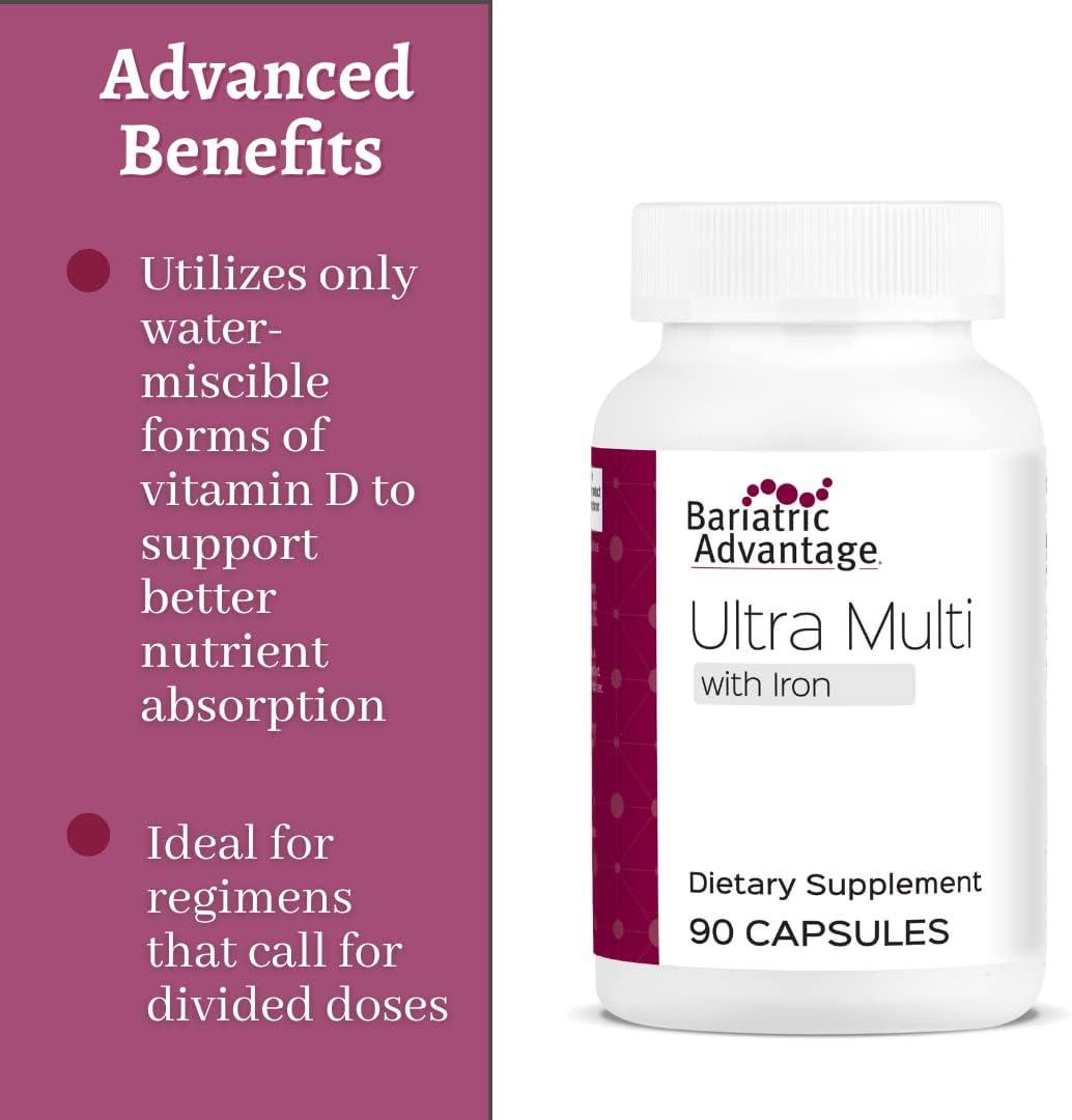 Bariatric Advantage Ultra Multi with Iron - High Potency Daily ...