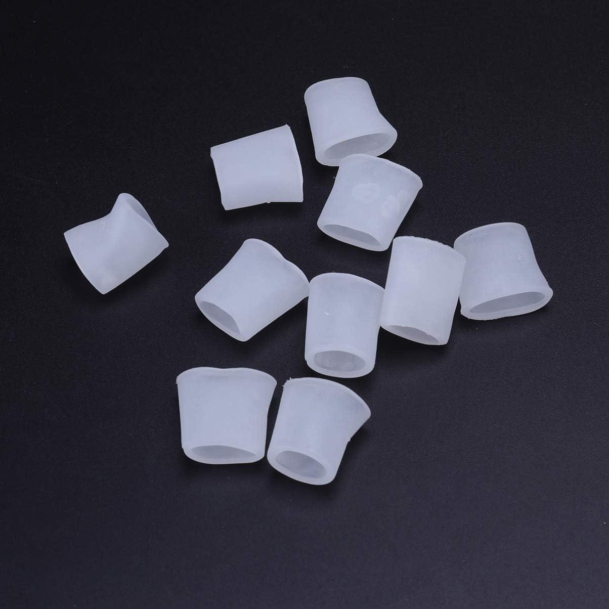 FOMIYES Toe Separator 5 Pairs of Gel Toe Protectors Silicone Corn Toe ...
