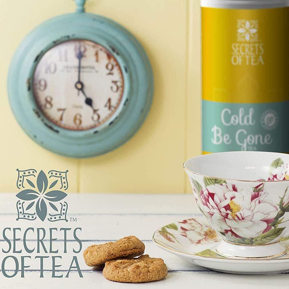Secrets Of Tea Cold Be Gone Tea - USDA Organic Throat Coat Immunity Tea ...