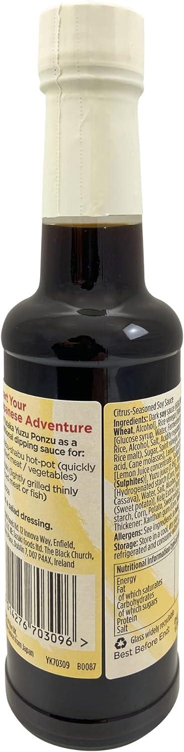 Yutaka Yuzu Ponzu - Citrus-Seasoned Soy Sauce 150ml | Buy Now with Express International ...