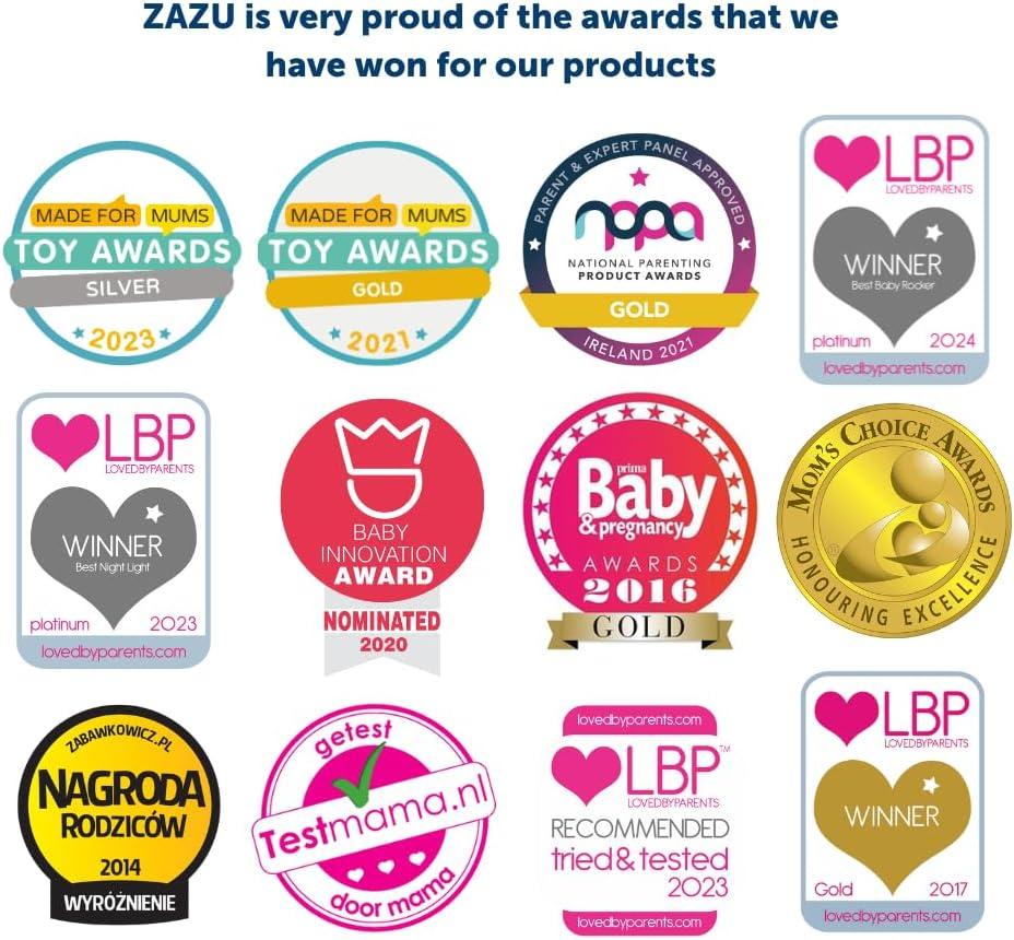 Zuzu Sam the Lamb Clock & Night Light for Kids | Adjustable Brightness ...