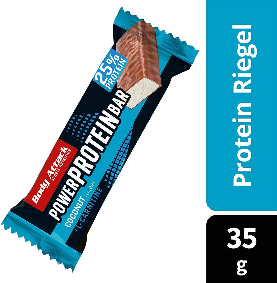 Body Attack Power Protein Bar Variety Pack - 25% Protein Made in ...