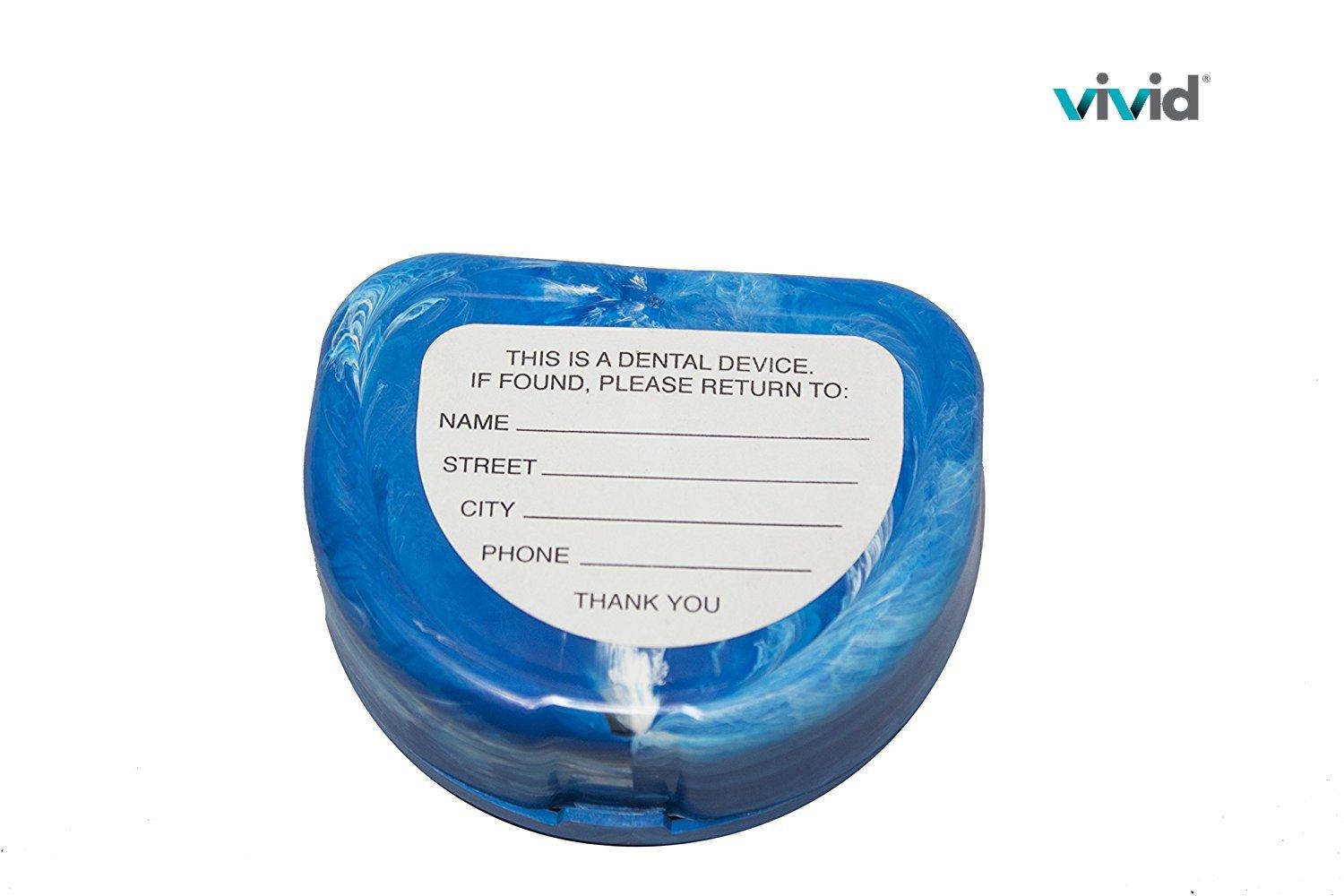 Blue Marble Orthodontic Retainer Case - Portable Denture & Mouthguard ...