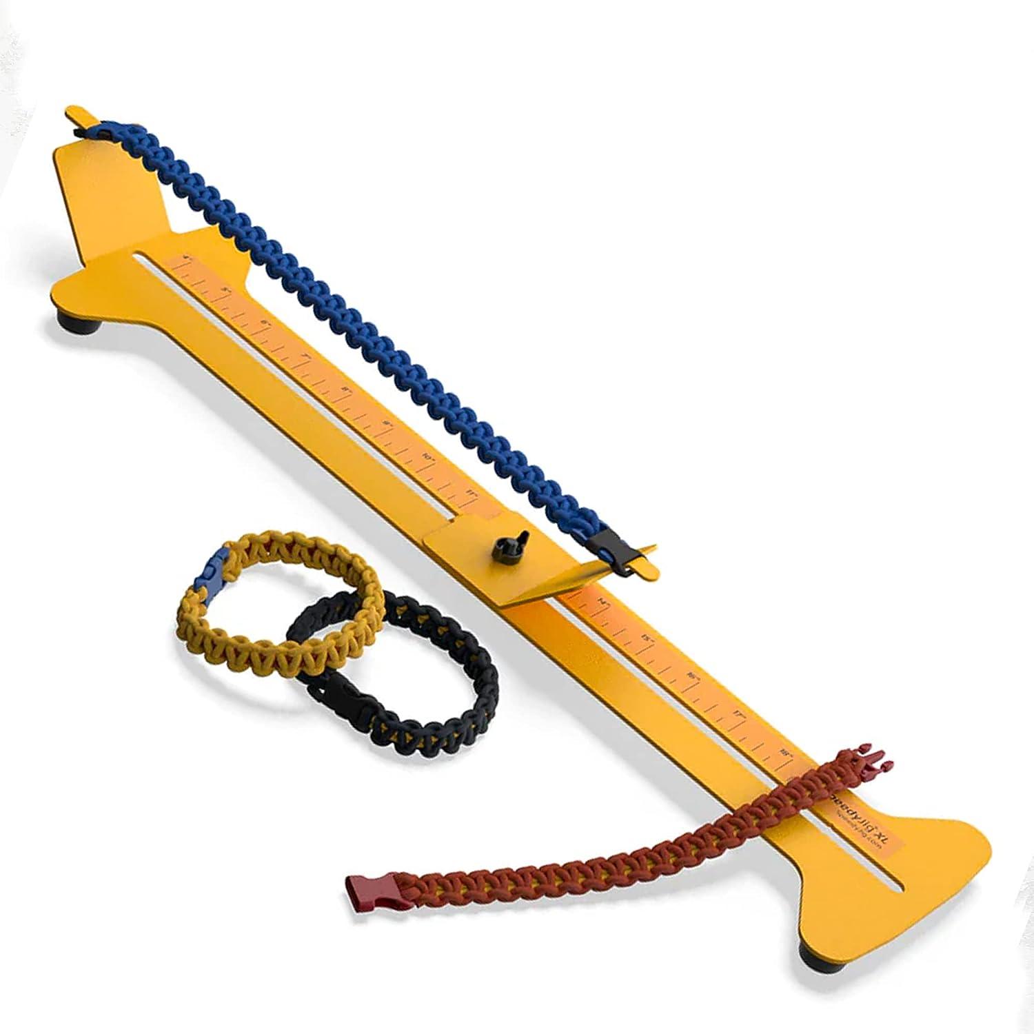 SpeedyJig XL Paracord Bracelet Kit & Jig | Adjustable Frame | Craft 4 ...