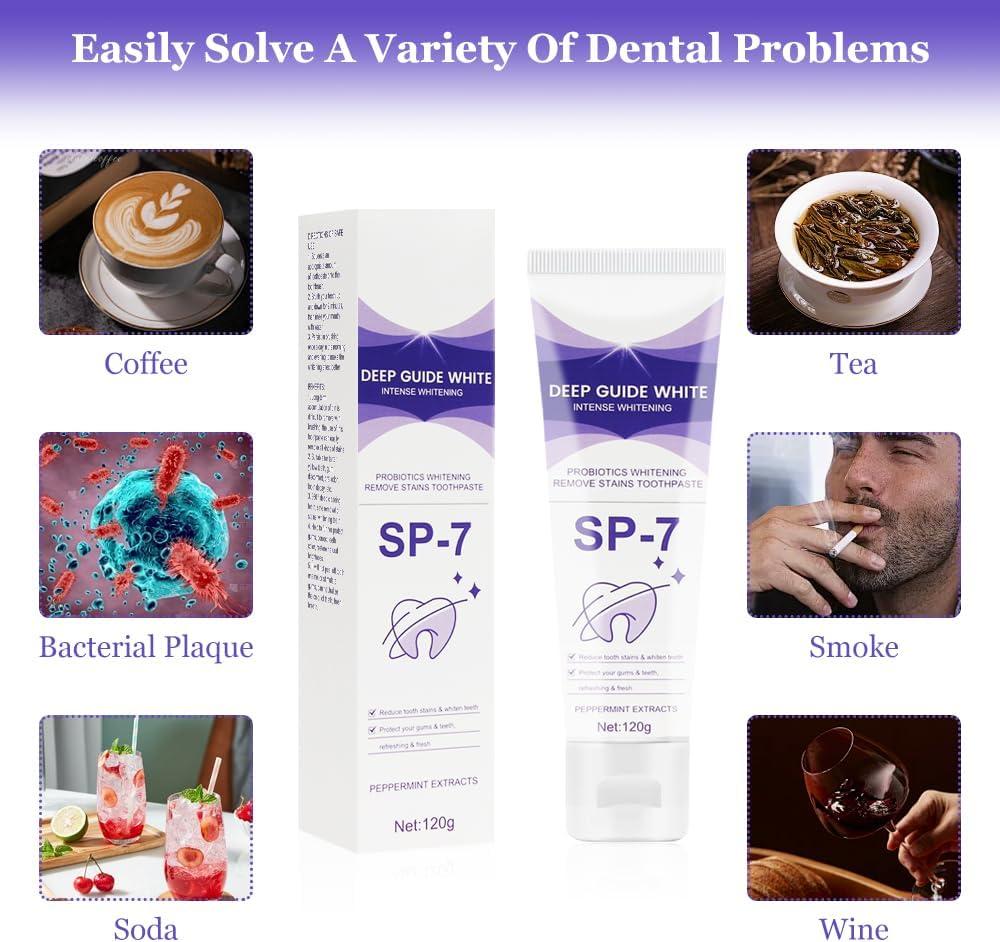 Probiotic Toothpaste for Brightening & Stain Removal | Deep Clean Fresh ...