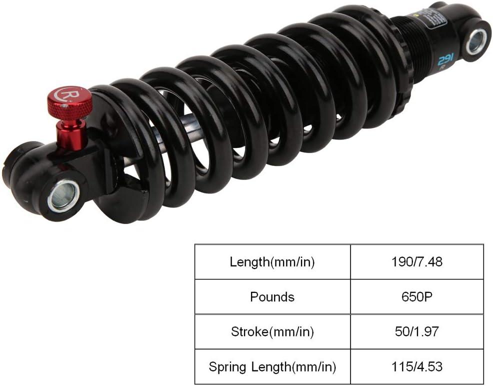 Keenso 125mm*550P Spring Shock Damper | Aluminium Alloy Oil Pressure ...